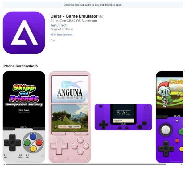 Delta Emulator Now Available for Free on Apple App Store - One More Game