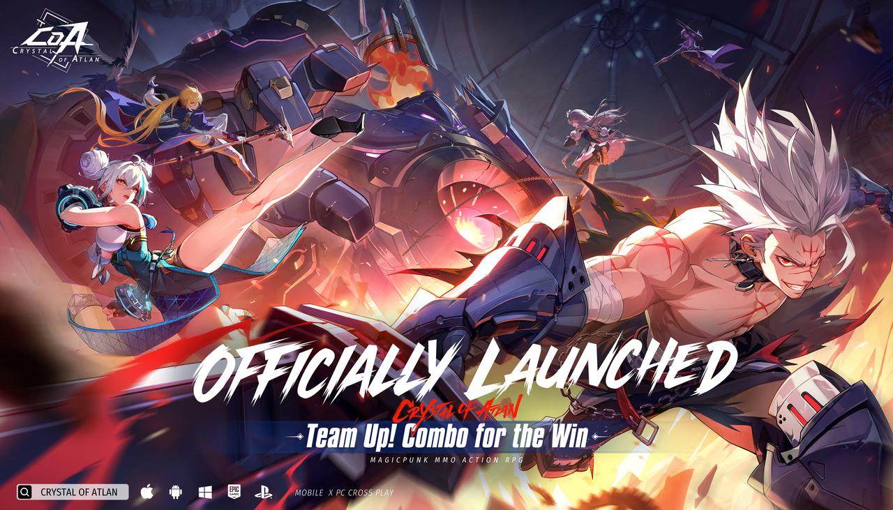 Magicpunk MMO Action RPG Crystal of Atlan Launches Globally - One More Game