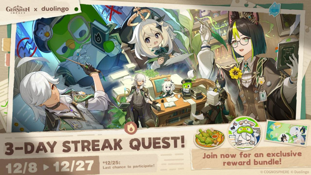 Genshin Impact and Duolingo Launch Limited-Time Learning Quest ...